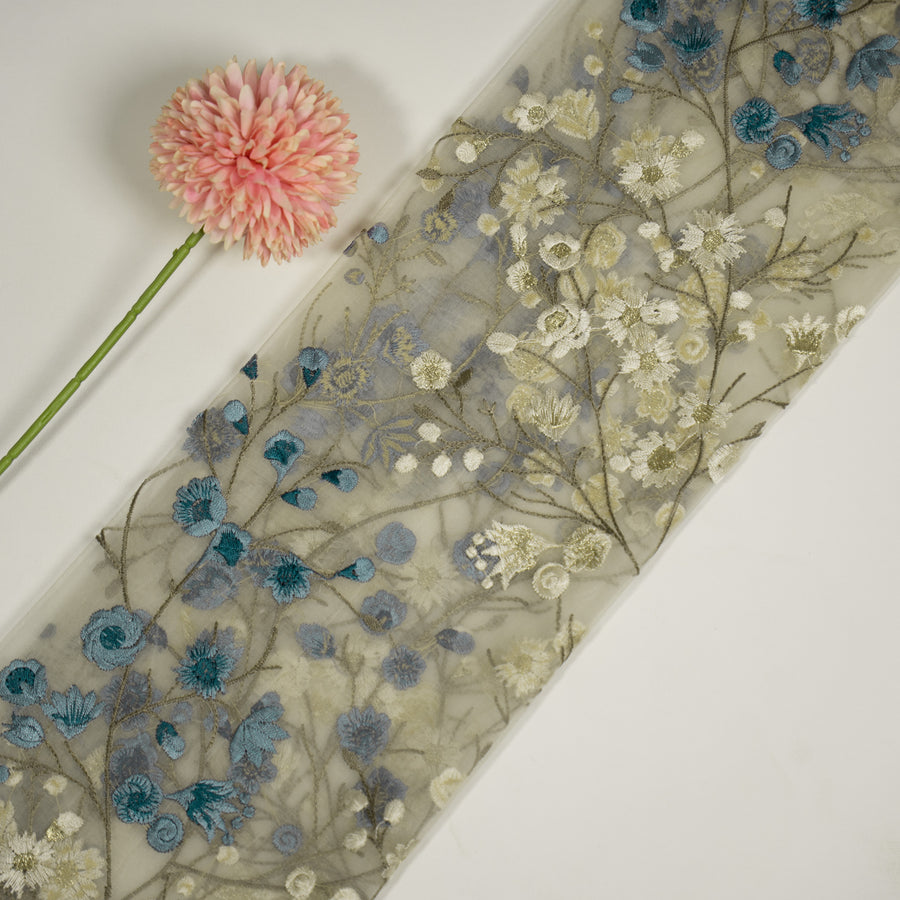 Embroidered Organza Fabric | Organza Embroidery Fabric - Zarinama – Page 2