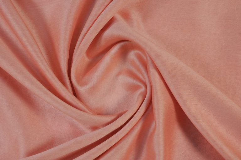 Light Gajari Plain Silk Chanderi- Zarinama